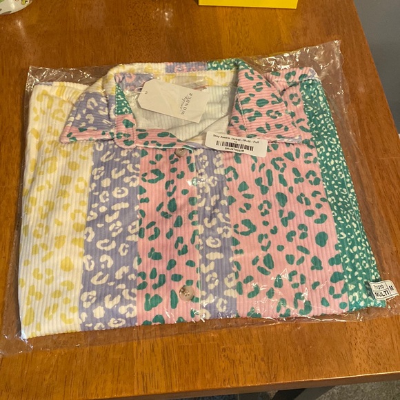 Emily Wonder | Jackets & Coats | Emily Wonder Multi Colored Cheetah ...